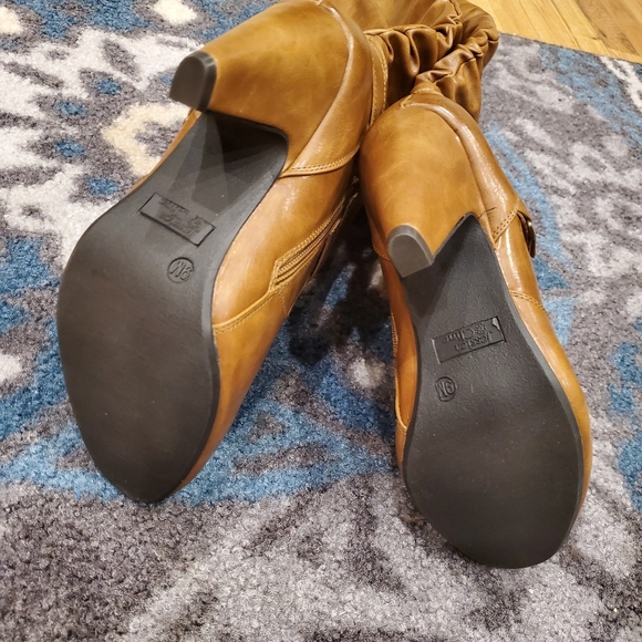 Jessica Cline | Shoes | Nib Jessica Cline Caramel Brown Boots Nib ...